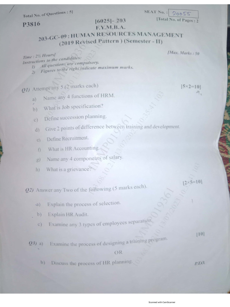 UN MBA 2nd Sem Finance | PDF