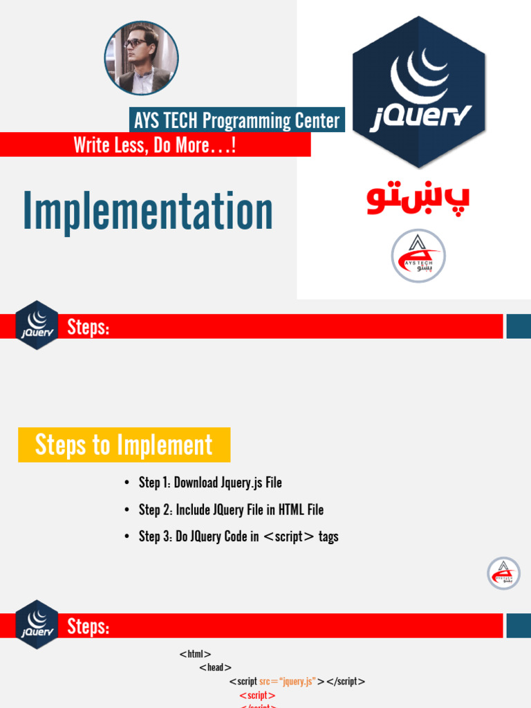 Jquery Implementation Guide | PDF | Business | Computers