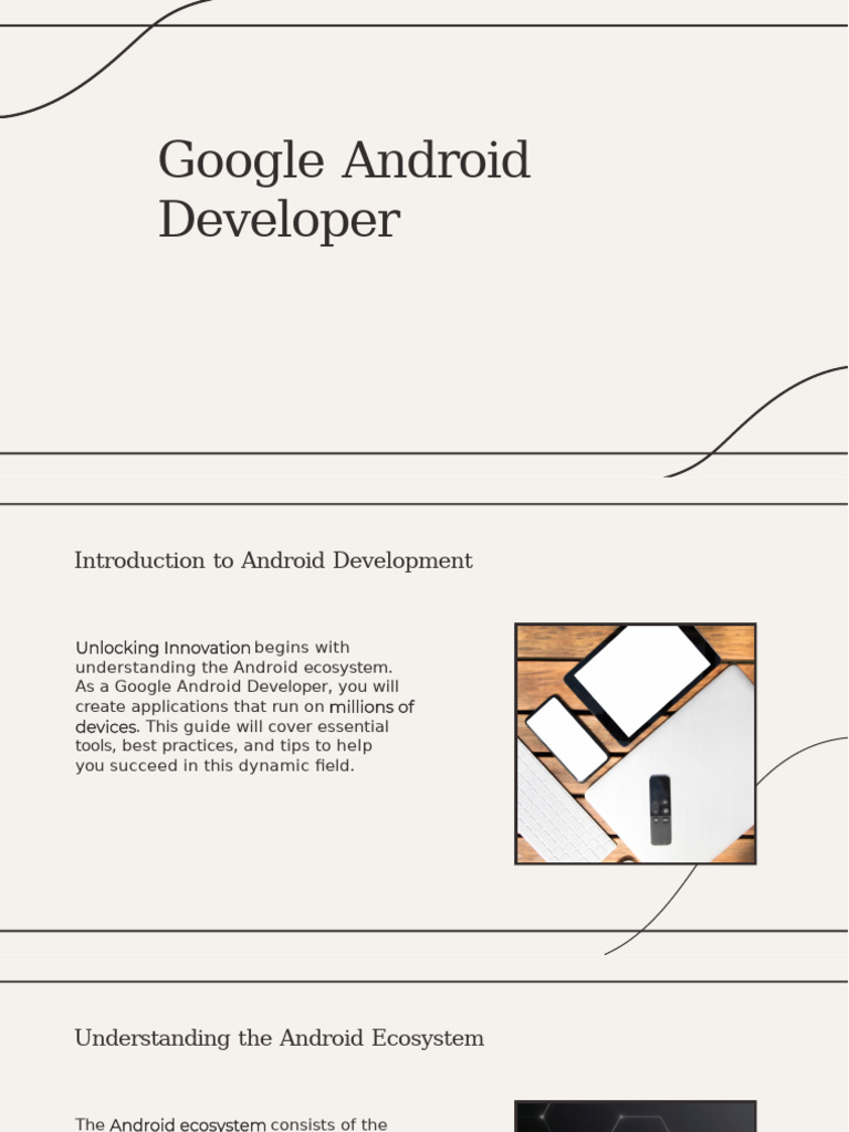 Google Android | PDF | Android (Operating System) | Mobile App