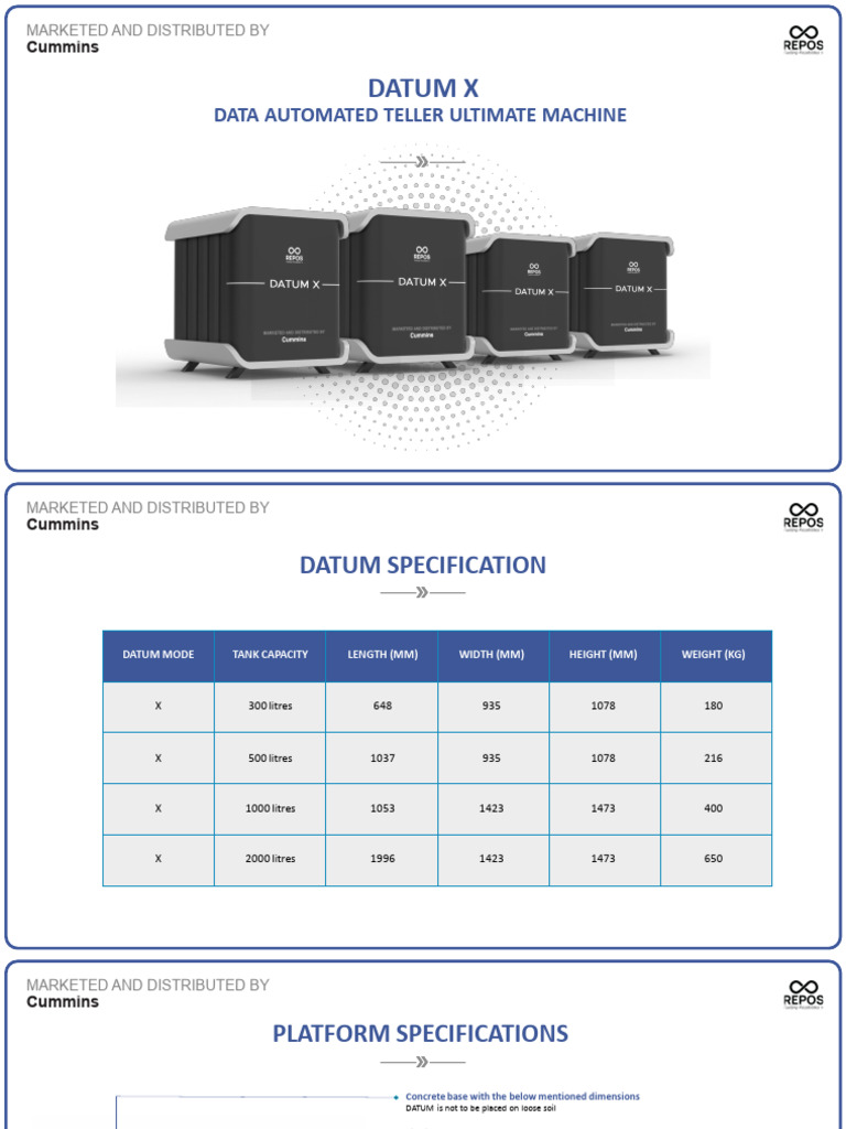 Repos-Cummins DATUM X Site Presentation | PDF | Computers | Technology ...
