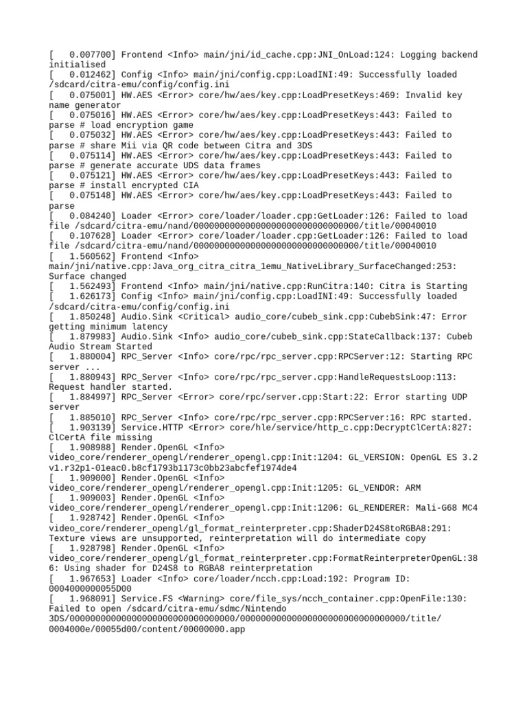 Citra Log | PDF | Computer Architecture | Computer Engineering