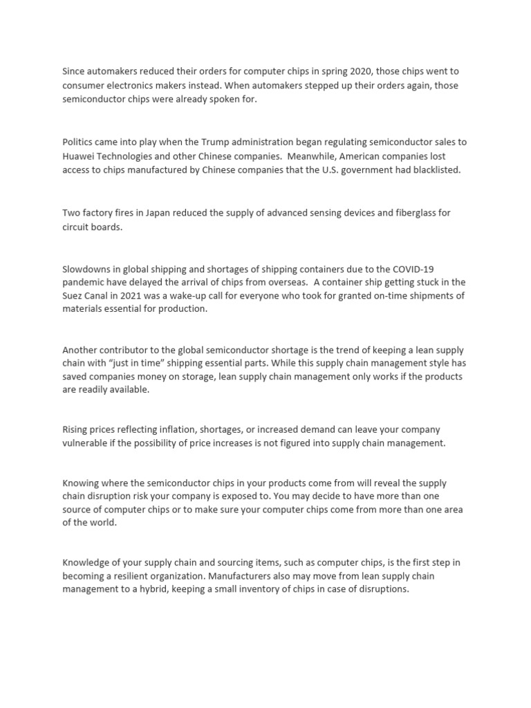 SCM Reading 1 | PDF | Business