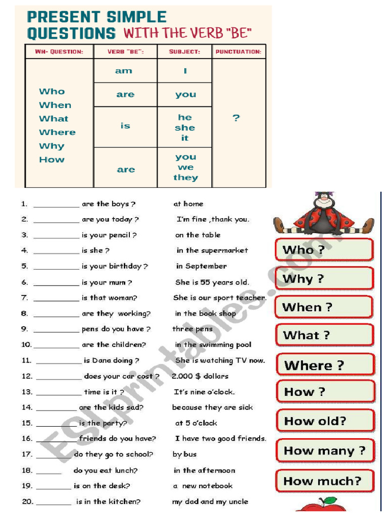 WH Questions | PDF