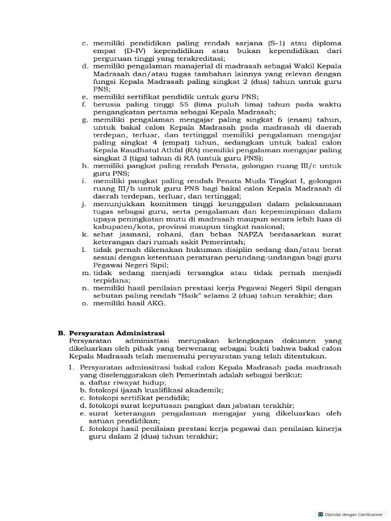 Kepdirjen Pendis No. 7232 Tahun 2022 Tentang Perubahan Kedua Juknis Pengangkatan Kepala Madrasah ...