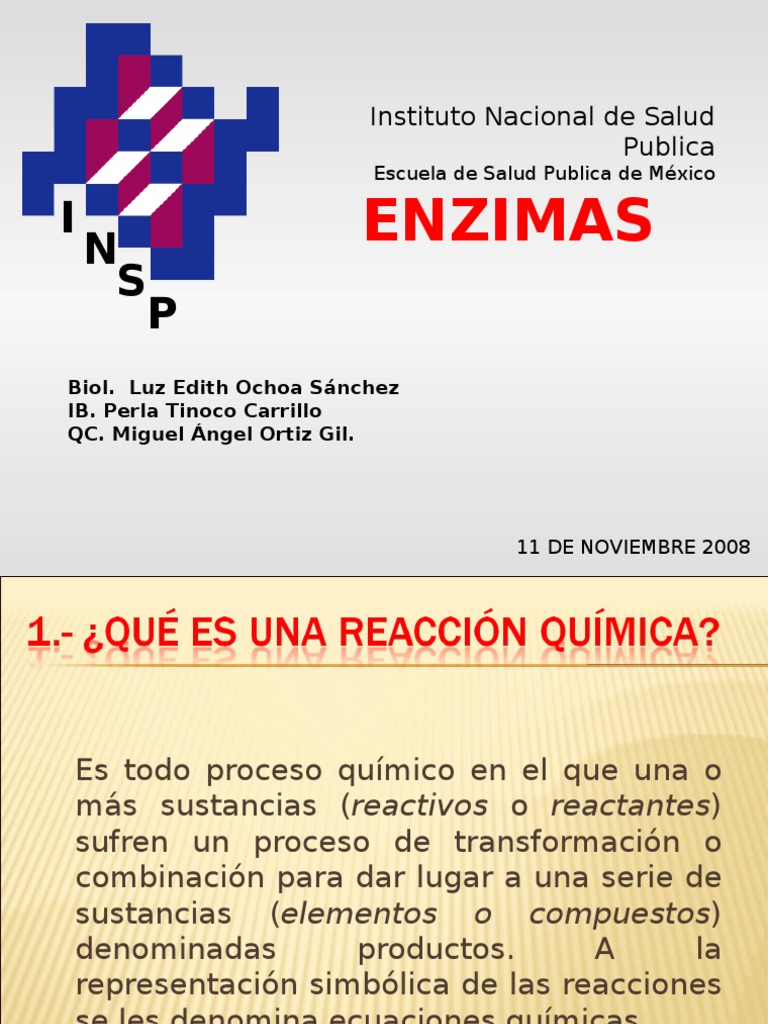 Enzimatica [PLM] | Enzima | Inhibidor de la enzima