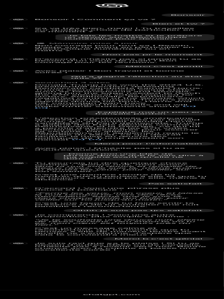 Résumé Conversation Précédente | PDF