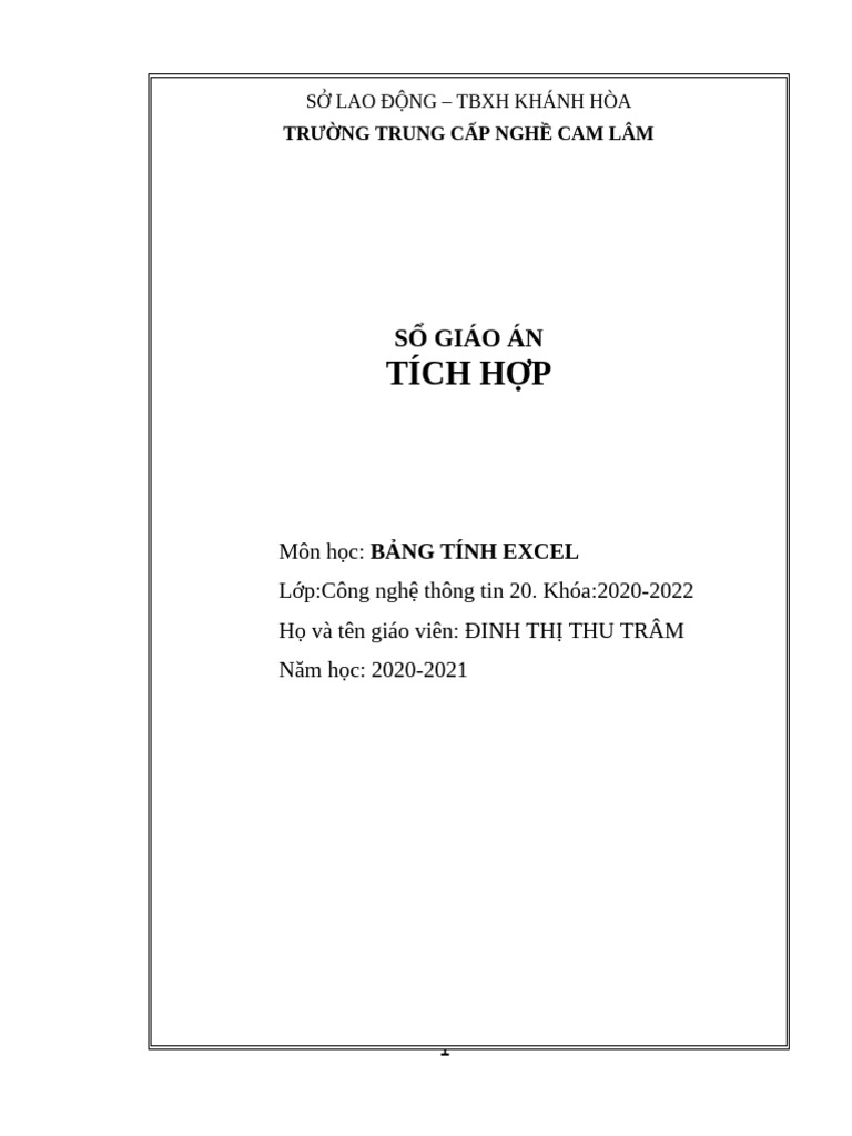 Ga - Excel - Tichhop | PDF