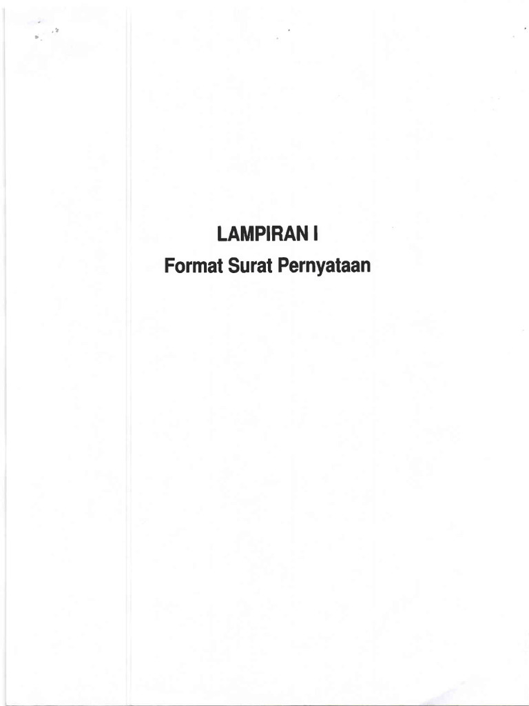 Form Pernyataan LTV | PDF
