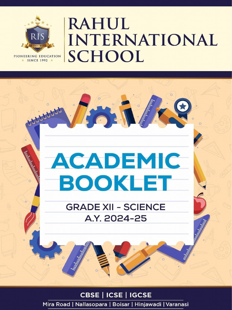 Grade Xii - Academic Planner 2024-25 | PDF | Reading Comprehension ...