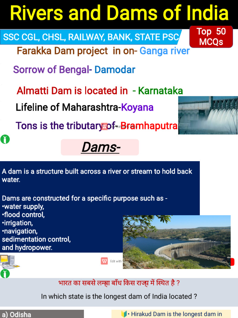 River and Dams | PDF | Environmental Engineering | Water And The Environment