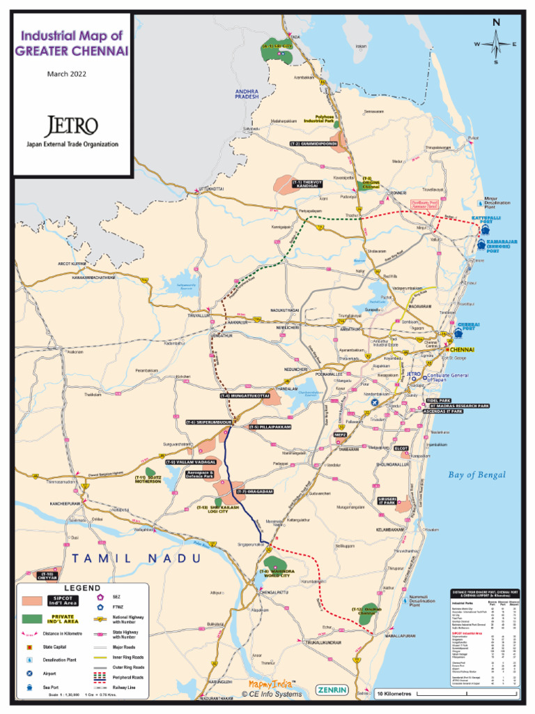Chennai Map 202203 | PDF