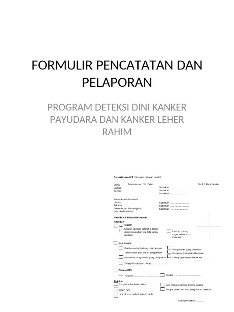 Form Skrining | PDF