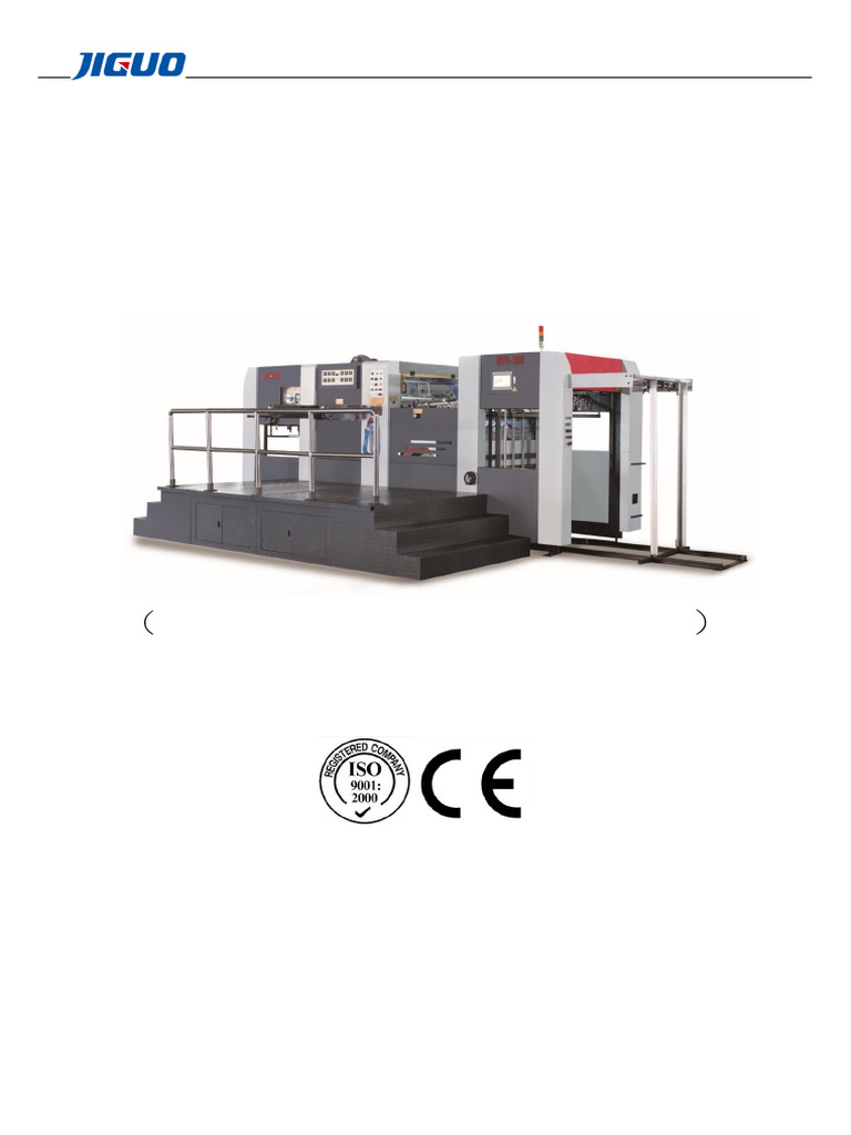 JIGUO (MYR-1060High) Catalogue | PDF | Machines | Pump