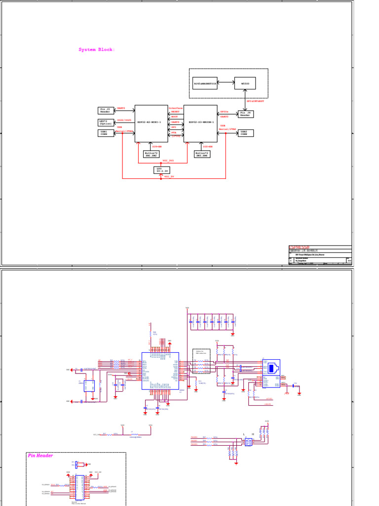 Esp Thread BR Zigbee GW Sub Ethernet Schematiccs v1.0 | PDF ...