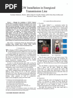 Work Method of Stringing Conductors | PDF | Insulator (Electricity ...