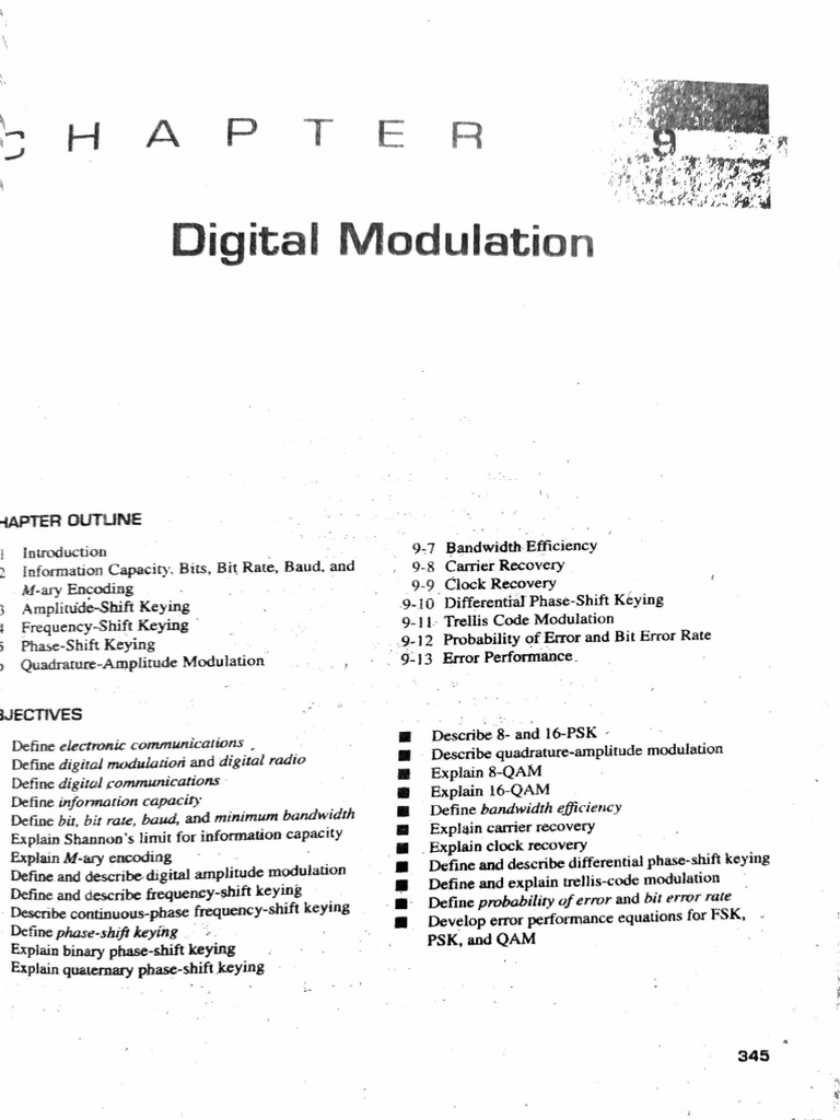 Chapter 9 - Digital Modulation | PDF