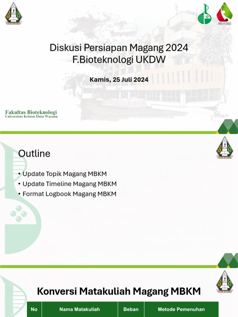 Diskusi Topik Magang - 25 Juli 2024 | PDF