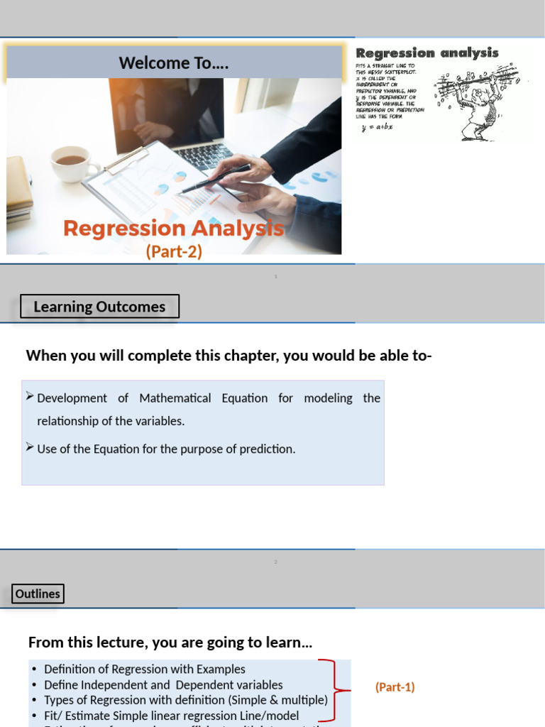 Regression Analysis Guide | PDF | Coefficient Of Determination | Linear Regression
