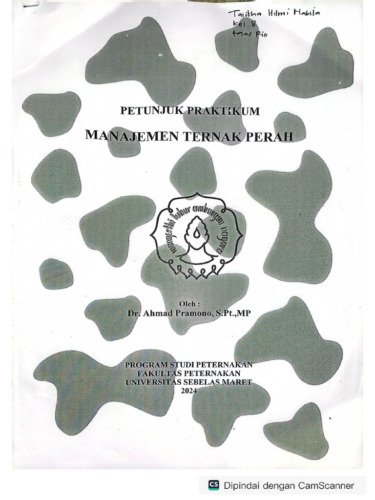 Lapsem MTP Kambing - Talitha Hilmi Nabila - h0522156 | PDF