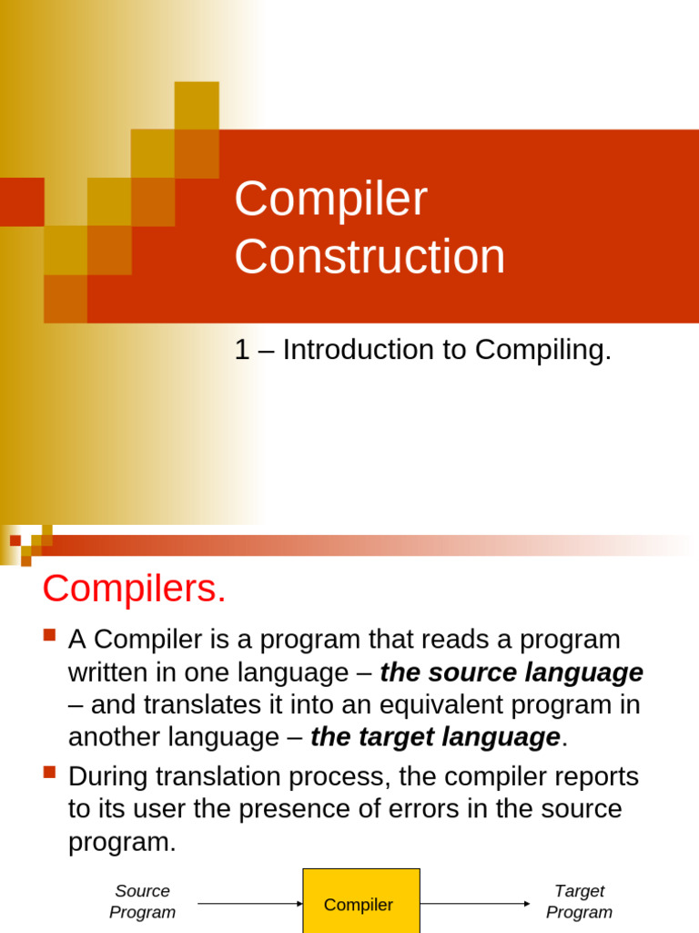 Introduction to Compiler Construction | PDF | Compiler | Programming