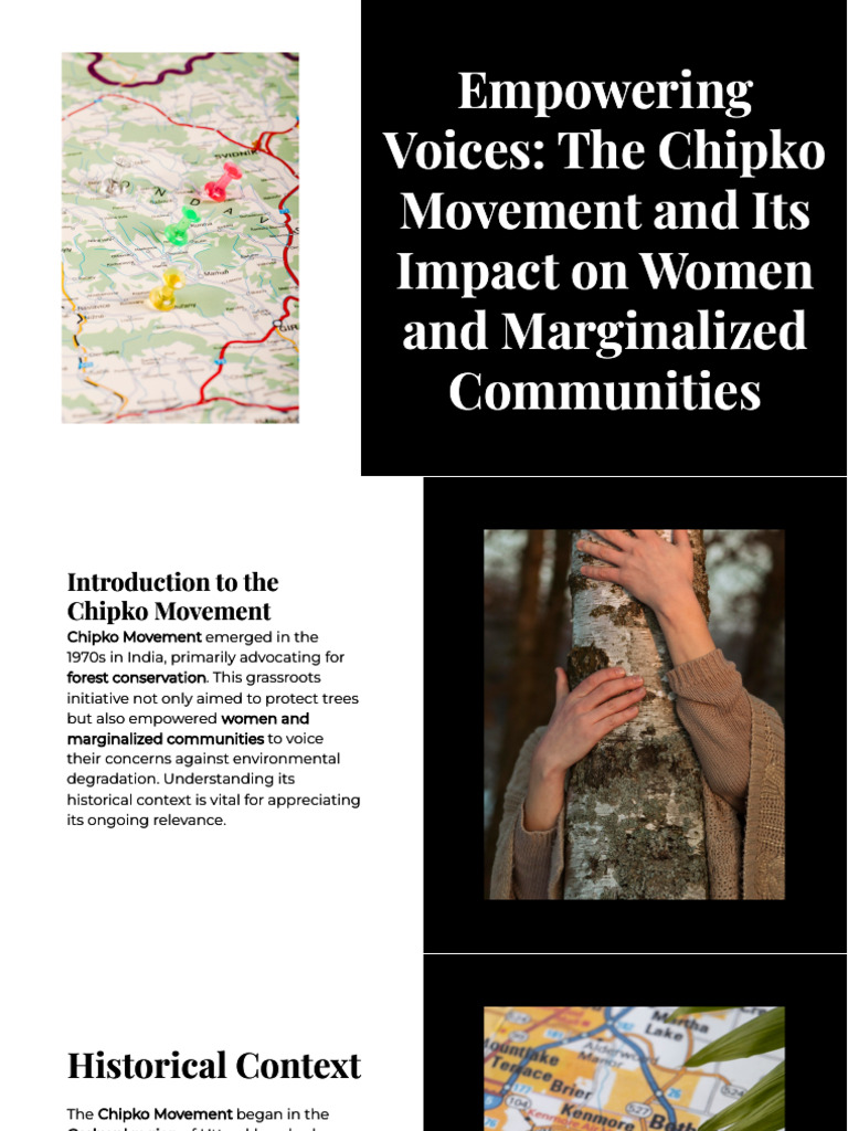 Slidesgo Empowering Voices The Chipko Movement and Its Impact On Women ...