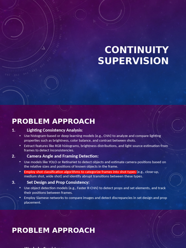 Conitnuity Supervision Problem Approach | PDF | Computer Vision | Statistical Classification