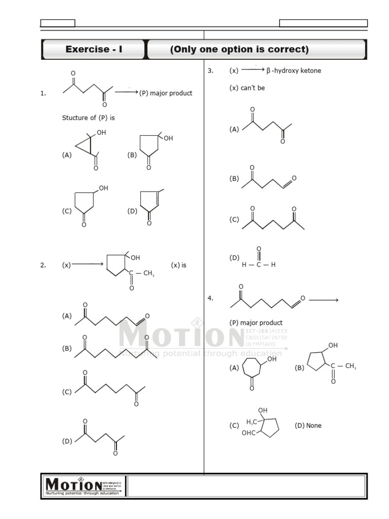 Exercise 1 | PDF | Aldehyde | Chemical Substances
