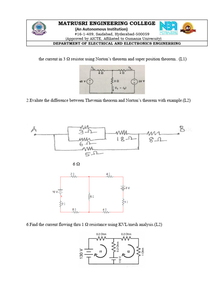 Electrical Engineering Assignment Tasks | PDF | Science & Mathematics