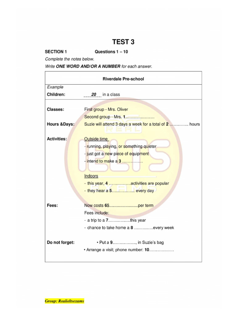 Test 3 Vol1 Listening Pdf
