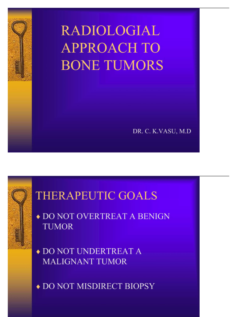 Bone Tumor Radiological Approach | PDF