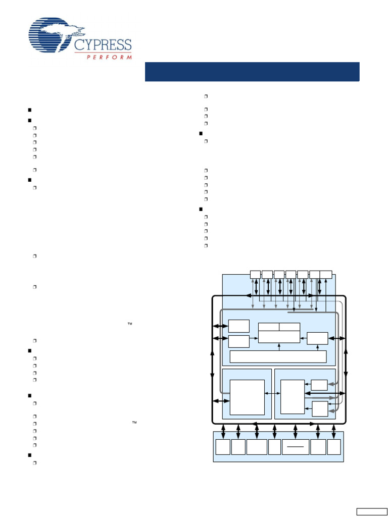 CY8C28452 | PDF | Analog To Digital Converter | Computer Engineering