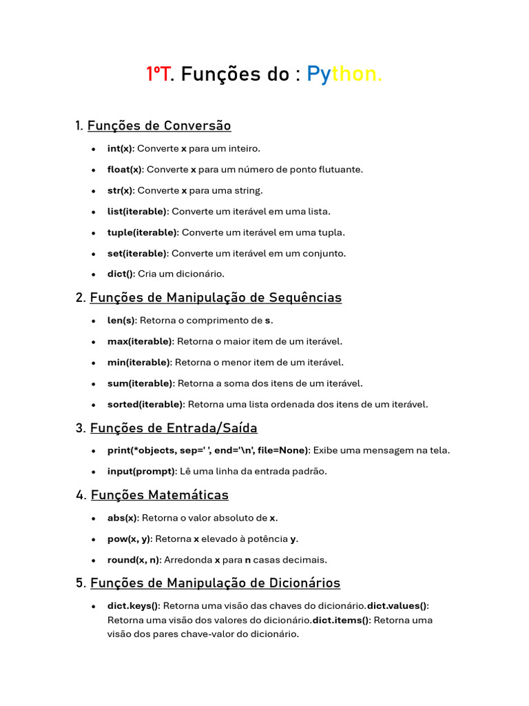 Aprendizado Python Pdf Python Linguagem De Programação Lógica