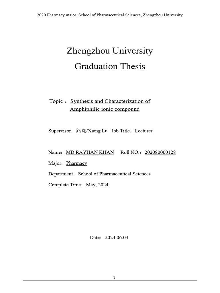 Synthesis and Characterization of DSPE-Azo-PCB | PDF | Organic ...