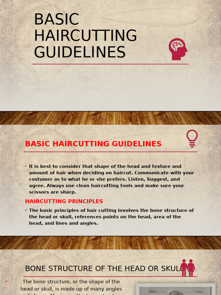 Basic Haircutting Guidelines | PDF | Hairstyle | Shape