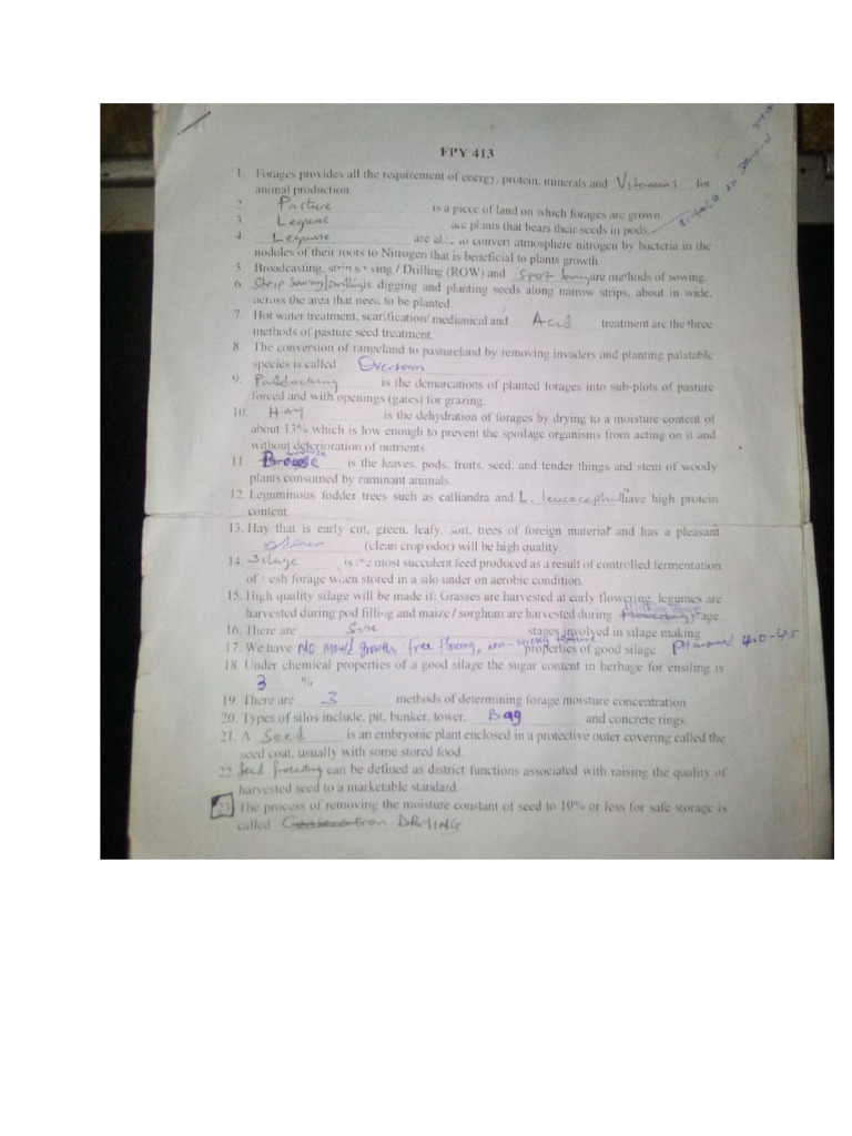 Fpy Past Question | PDF