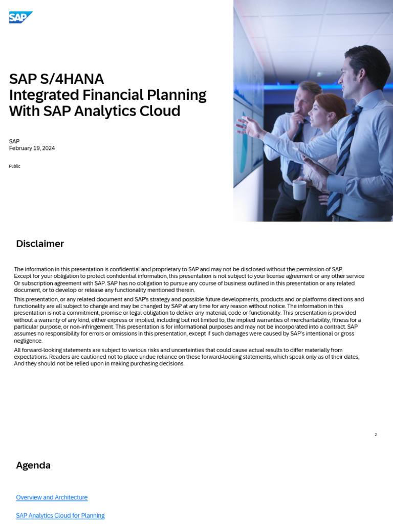 SAP S/4HANA Financial Planning Overview | PDF | Income Statement ...