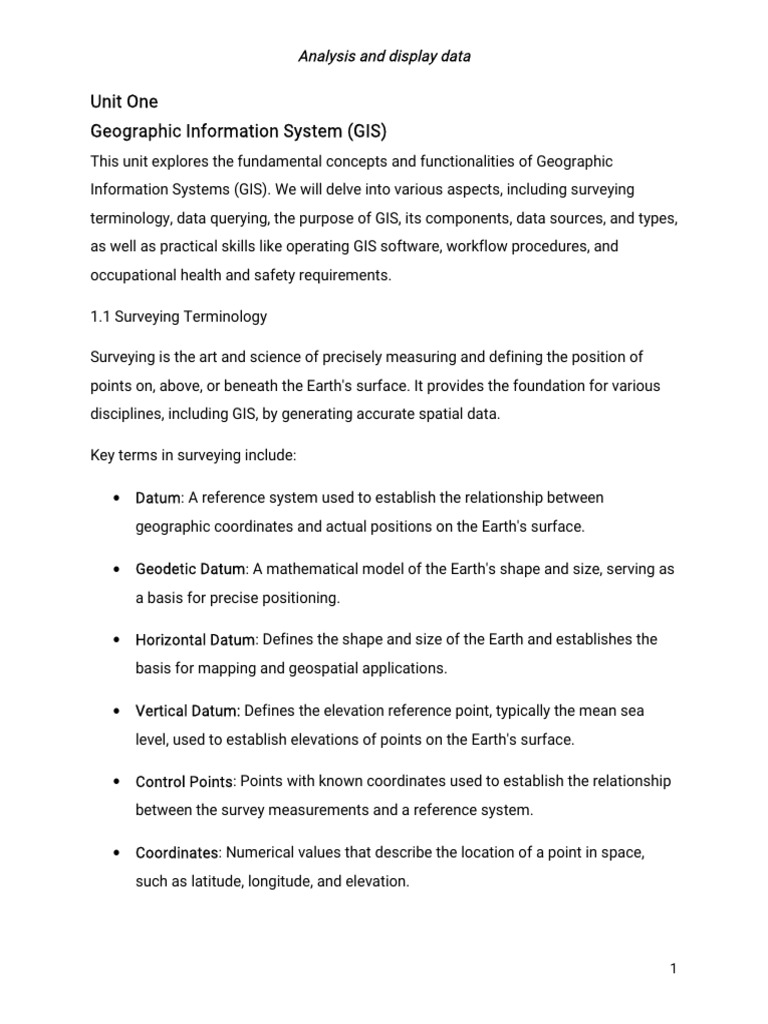 Introduction to Geographic Information Systems | PDF