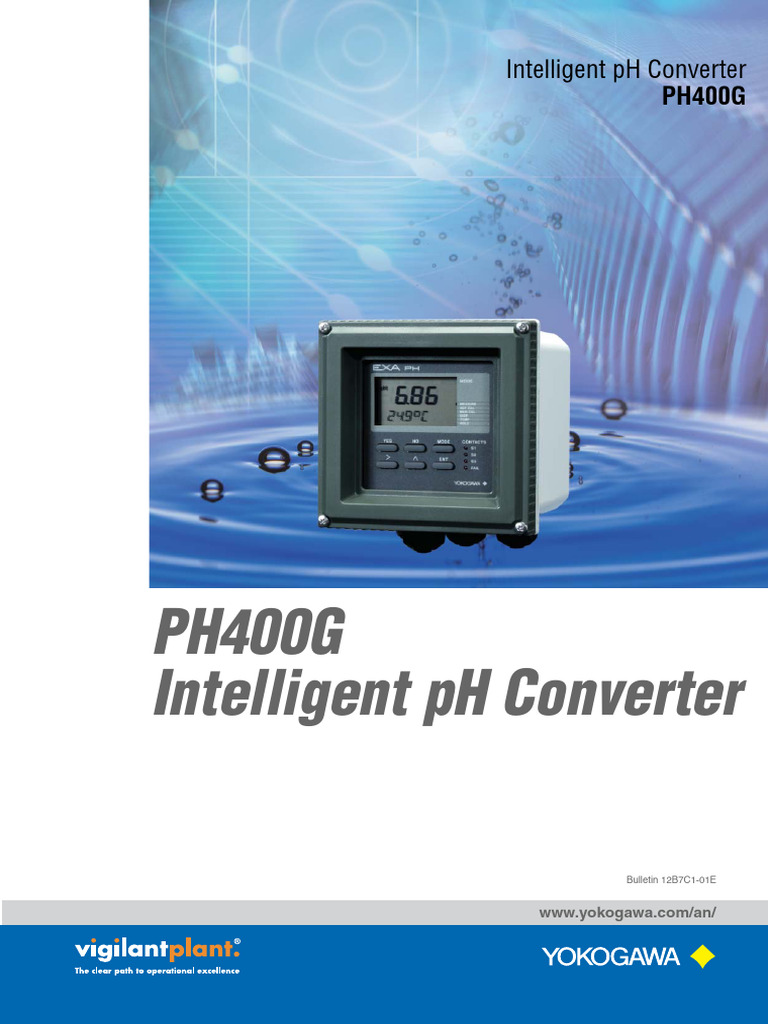 Bulletin 12B7C1-01E (3) - PH400G | PDF | Sensor | Ph