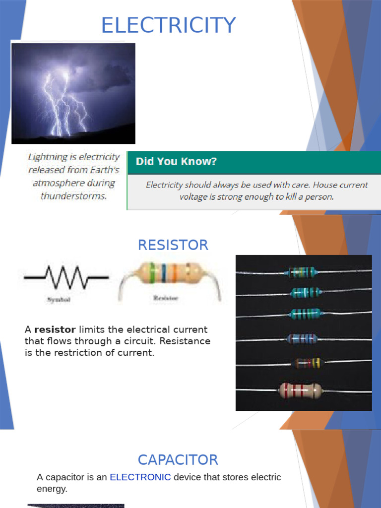 Basics of Resistors and Capacitors | PDF