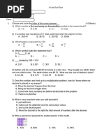 GRADE 6 MATHEMATICS TEST TERM 1 2025_105942 | PDF