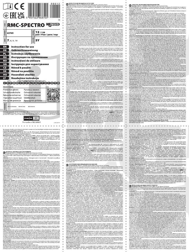 RMC-SPECTRO Instruction Print | PDF