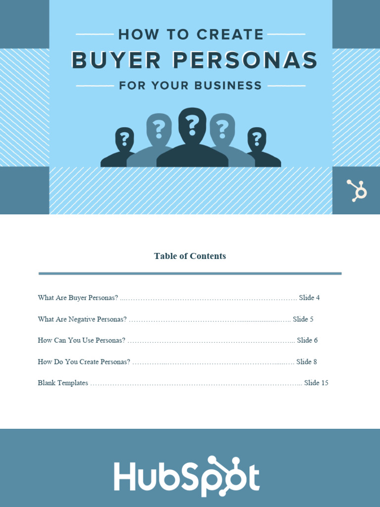 Creating Effective Buyer Personas | PDF | Target Audience | Sales