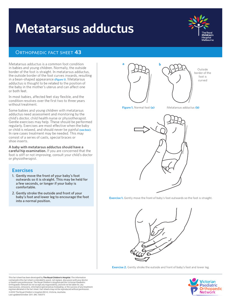 Metatarsus Adductus | PDF | Foot | Medical Specialties