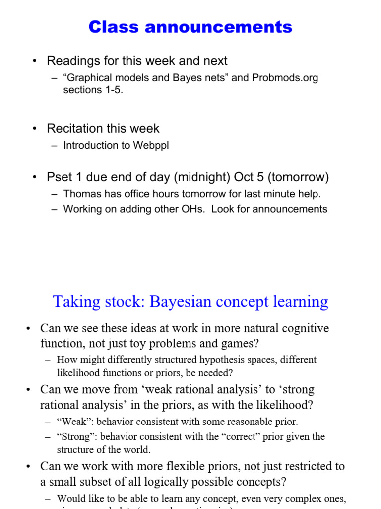 Lecture 11 Pdf Bayesian Inference Concept