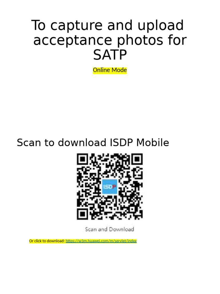 To Capture and Upload Acceptance Photos For SATP | PDF | Computers