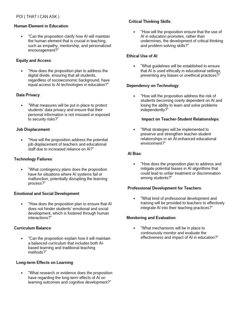 POI | PDF | Artificial Intelligence | Intelligence (AI) & Semantics