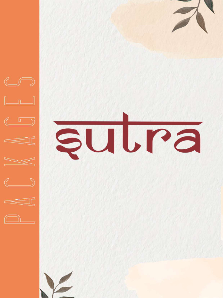 Sutra Menu | PDF