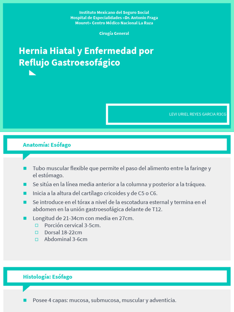 Hernia Hiatal Erge 1 | PDF | La enfermedad por reflujo gastroesofágico ...