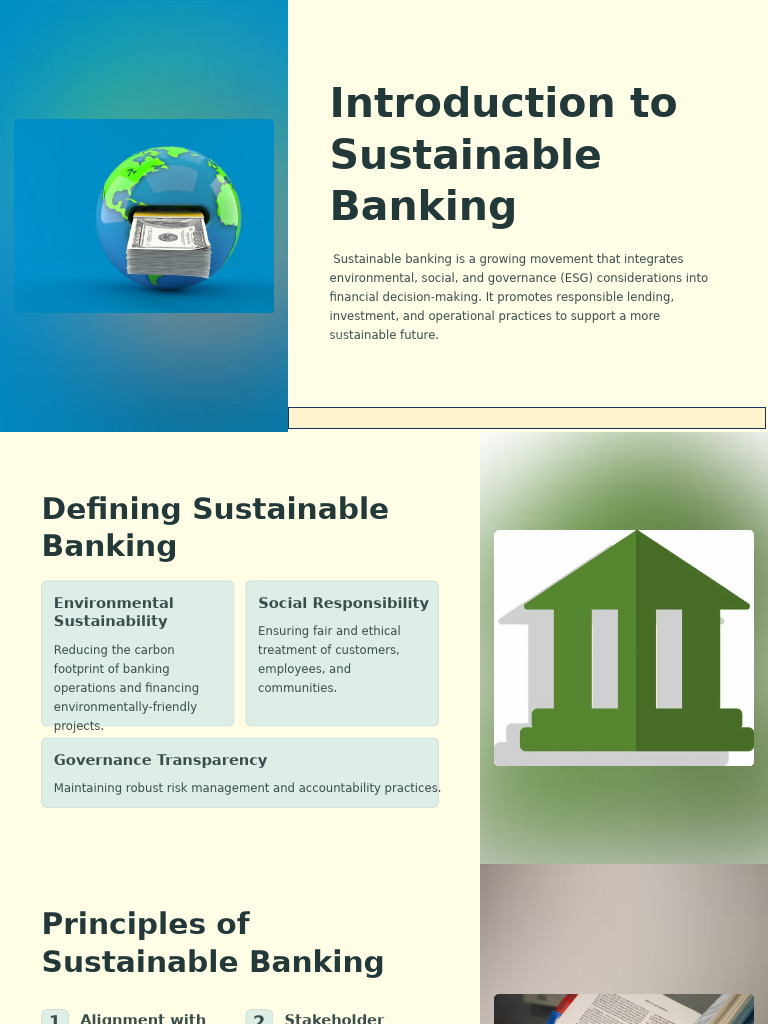 Principles of Sustainable Banking | PDF | Sustainability | Natural ...
