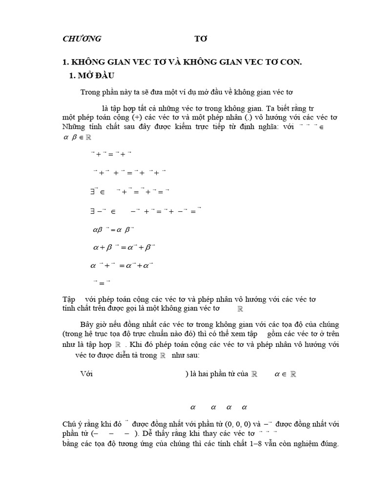 Lý thuyết KGVT | PDF